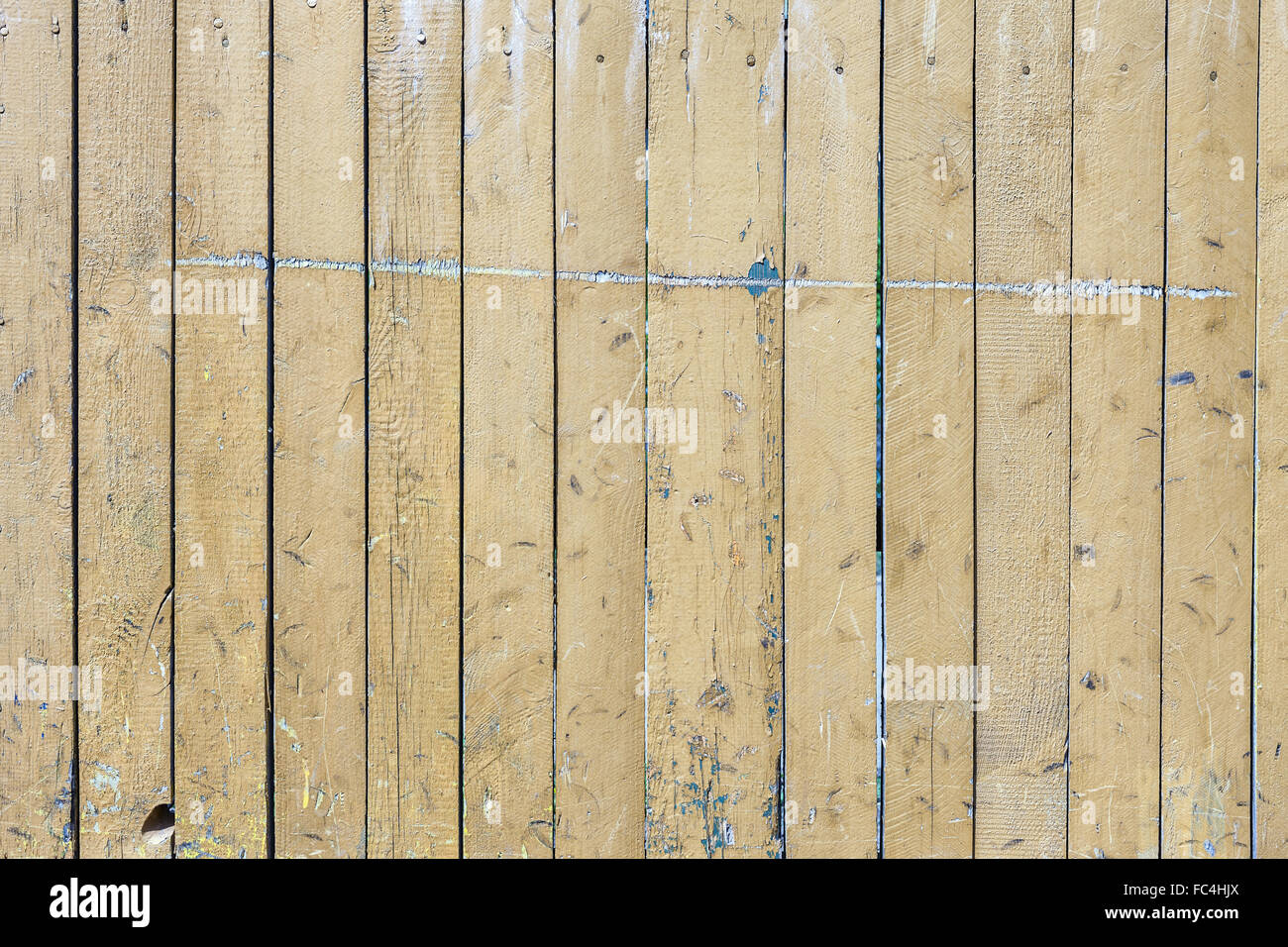 Yellow Wooden Plank Stock Photo - Alamy
