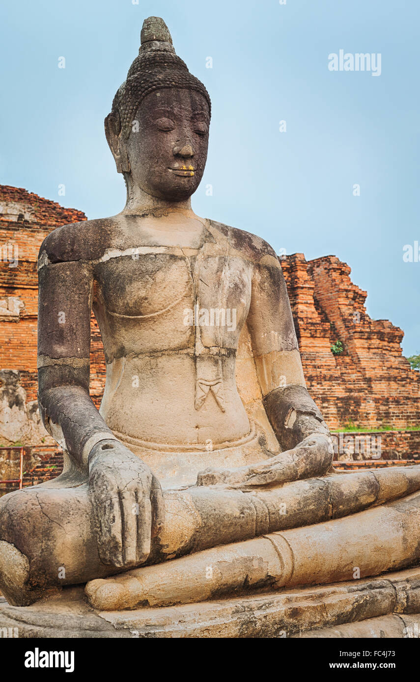 Wat Mahathat. Panorama Stock Photo - Alamy