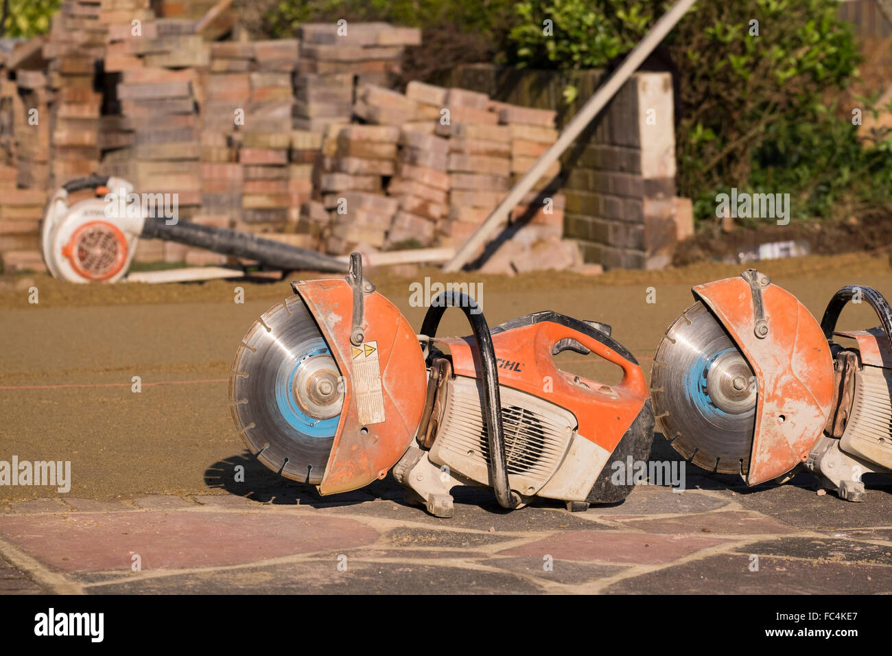 Petrol disc cutter hi-res stock photography and images - Alamy