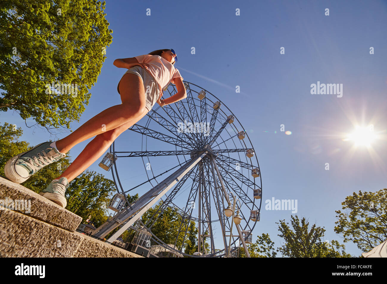 girl in park Stock Photo - Alamy
