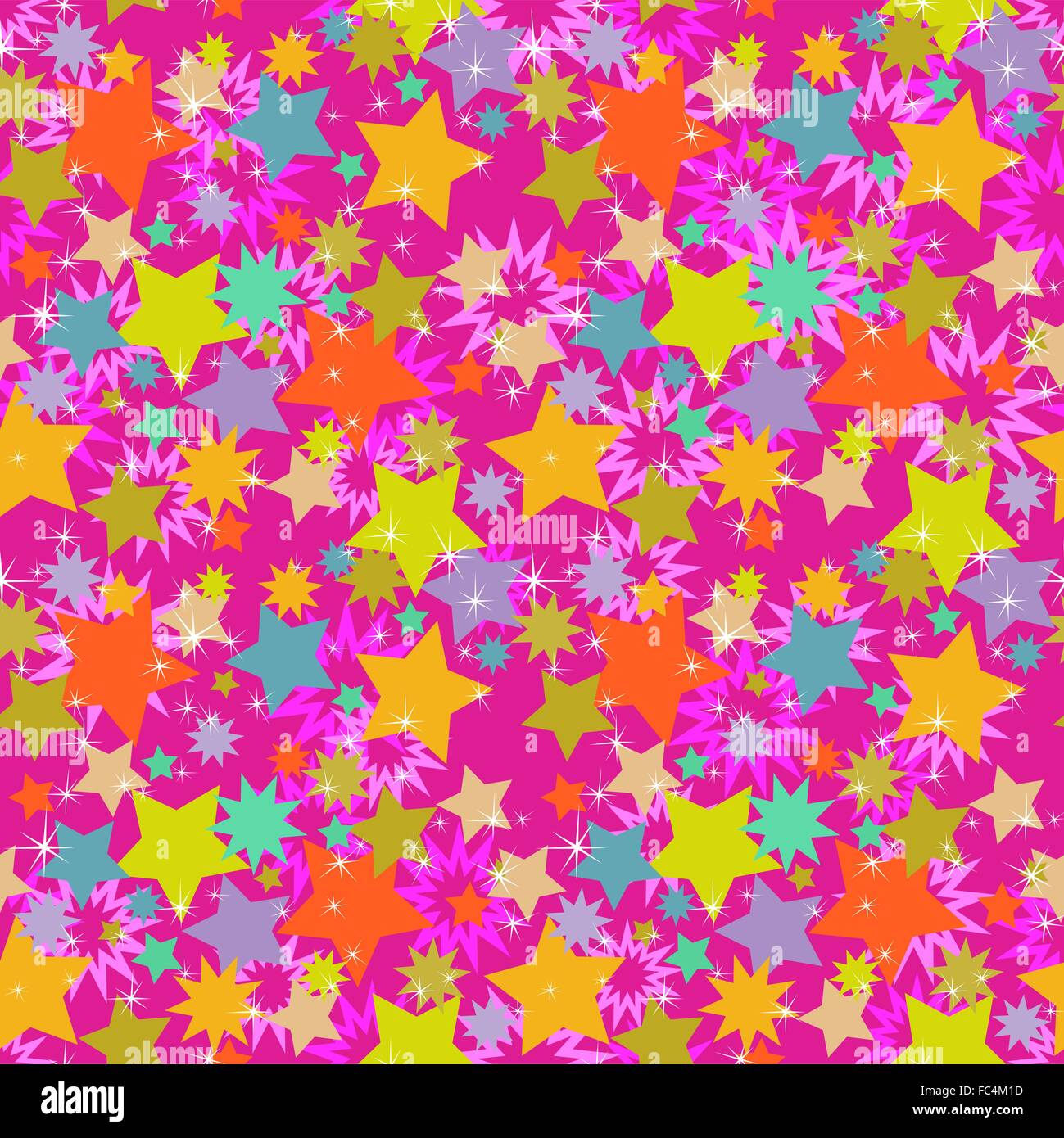 Seamless Background, Stars Stock Vector Image & Art - Alamy