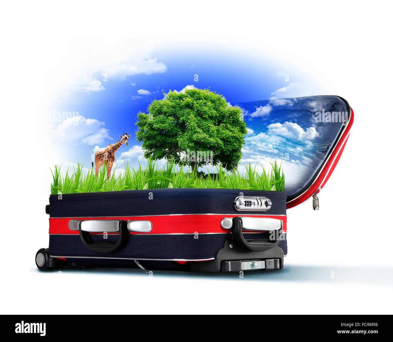 Landscape pasture land in Cut Out Stock Images & Pictures - Alamy