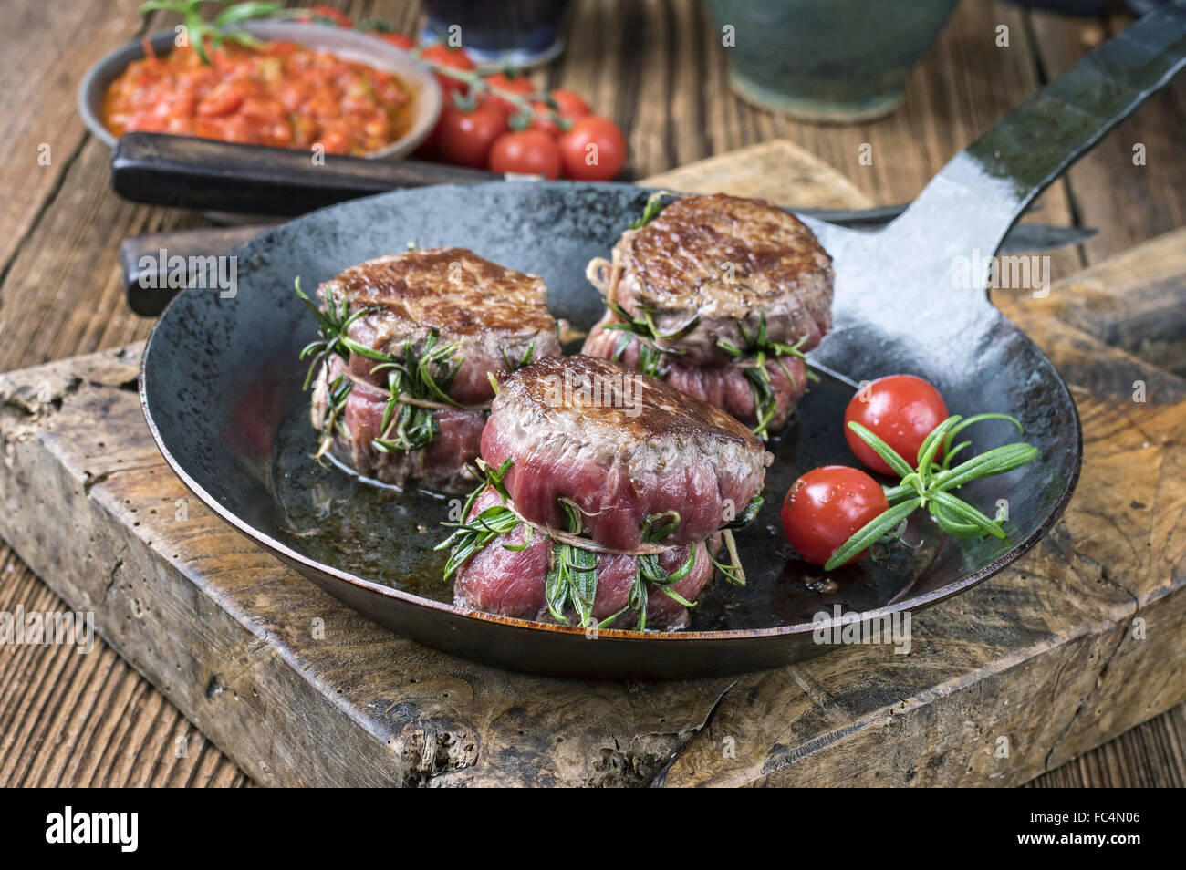 Medallion of Beef Fillet Stock Photo - Alamy