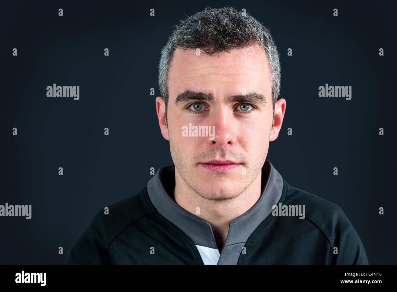 Serious rugby player looking camera hi-res stock photography and images ...