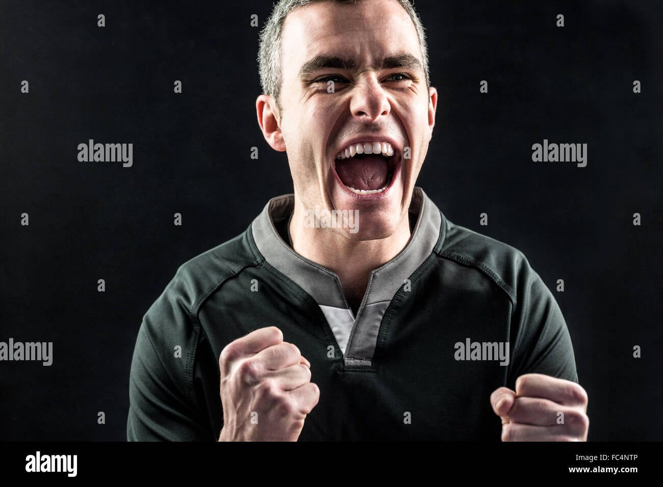 Yelling player hi-res stock photography and images - Alamy