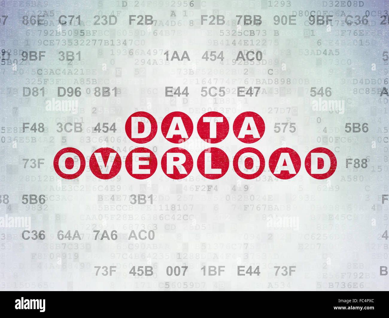 Data concept: Data Overload on Digital Paper background Stock Photo - Alamy