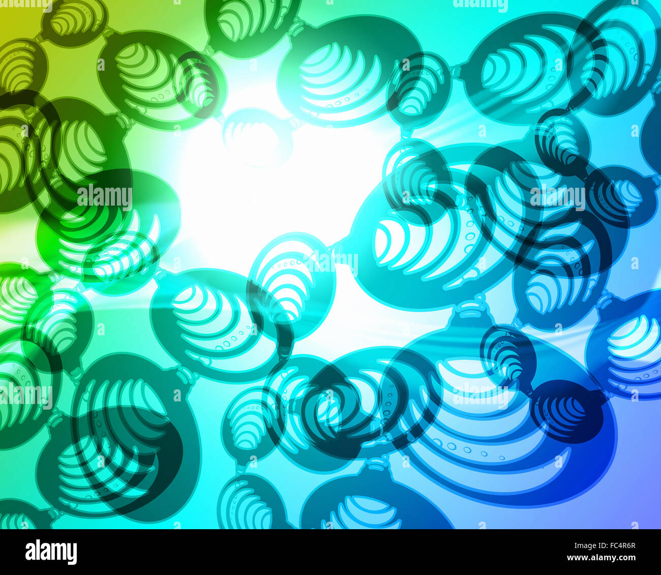 Abstract bright colourful background with spots of light Stock Photo ...
