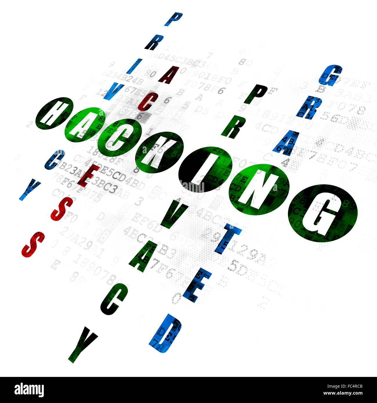 Protection concept: Pixelated green word Hacking in solving Crossword ...