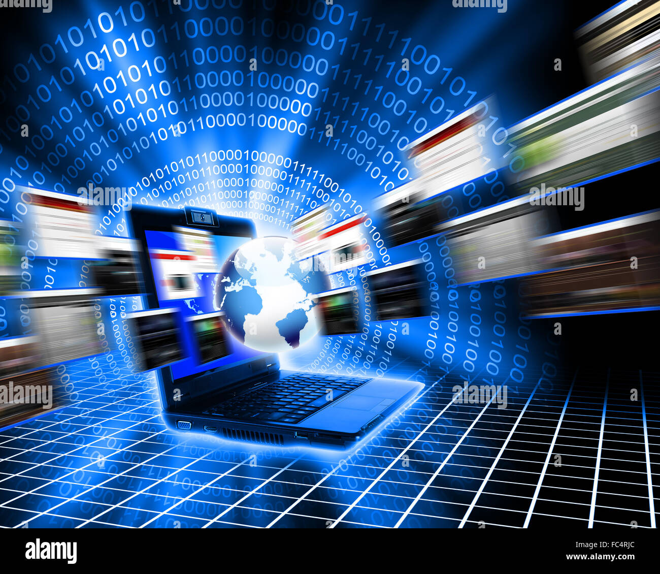 Global computer network hi-res stock photography and images - Alamy