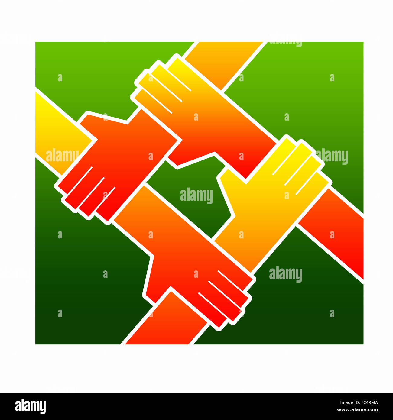 Hands holding other symbol friendship hi-res stock photography and ...