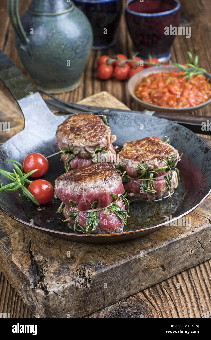 Medallion of Beef Fillet Stock Photo - Alamy