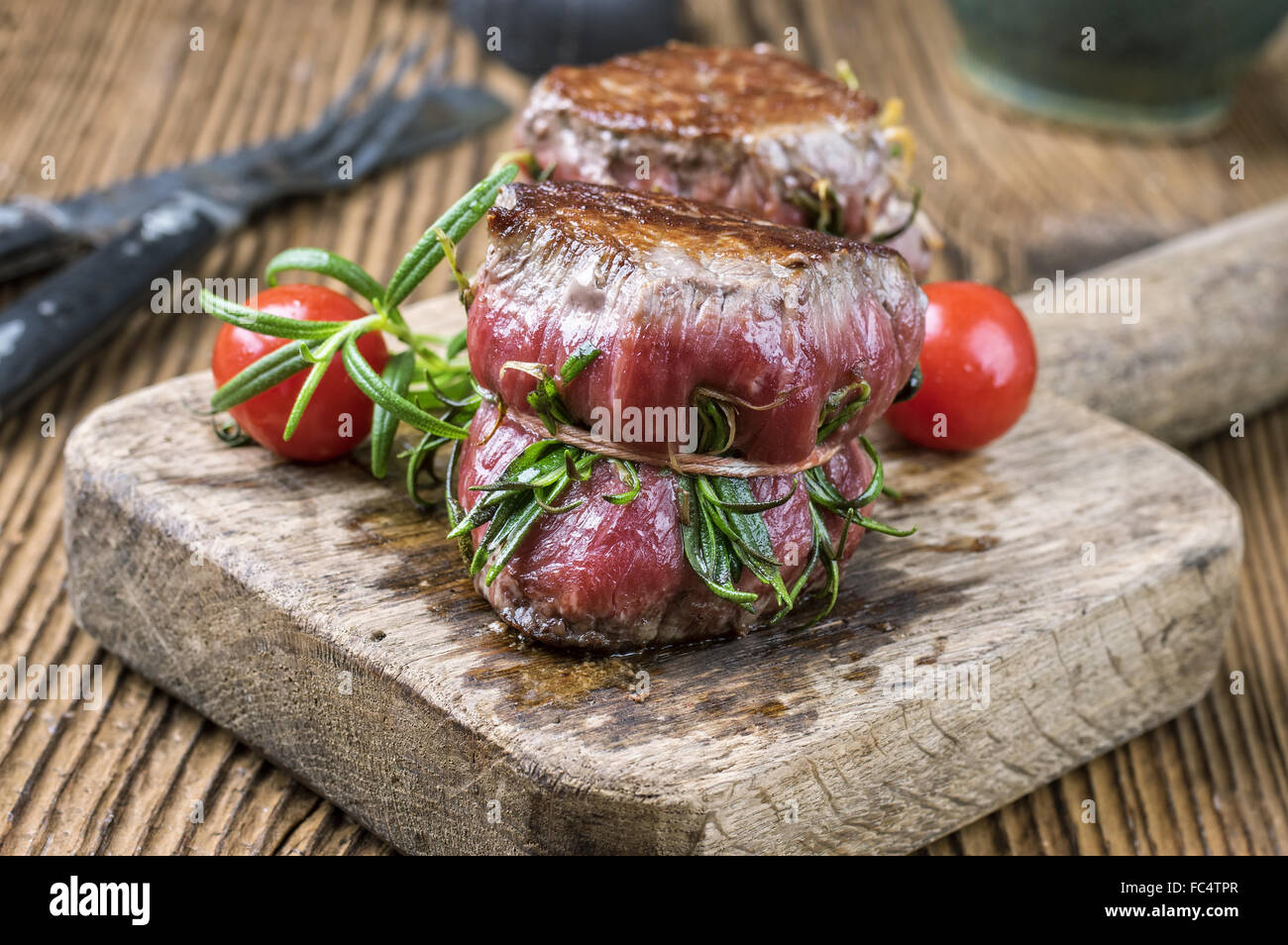Medallion of Beef Fillet Stock Photo - Alamy