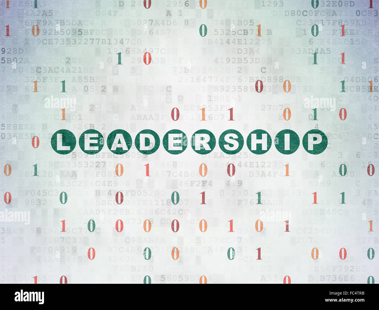 Finance concept: Leadership on Digital Paper background Stock Photo - Alamy