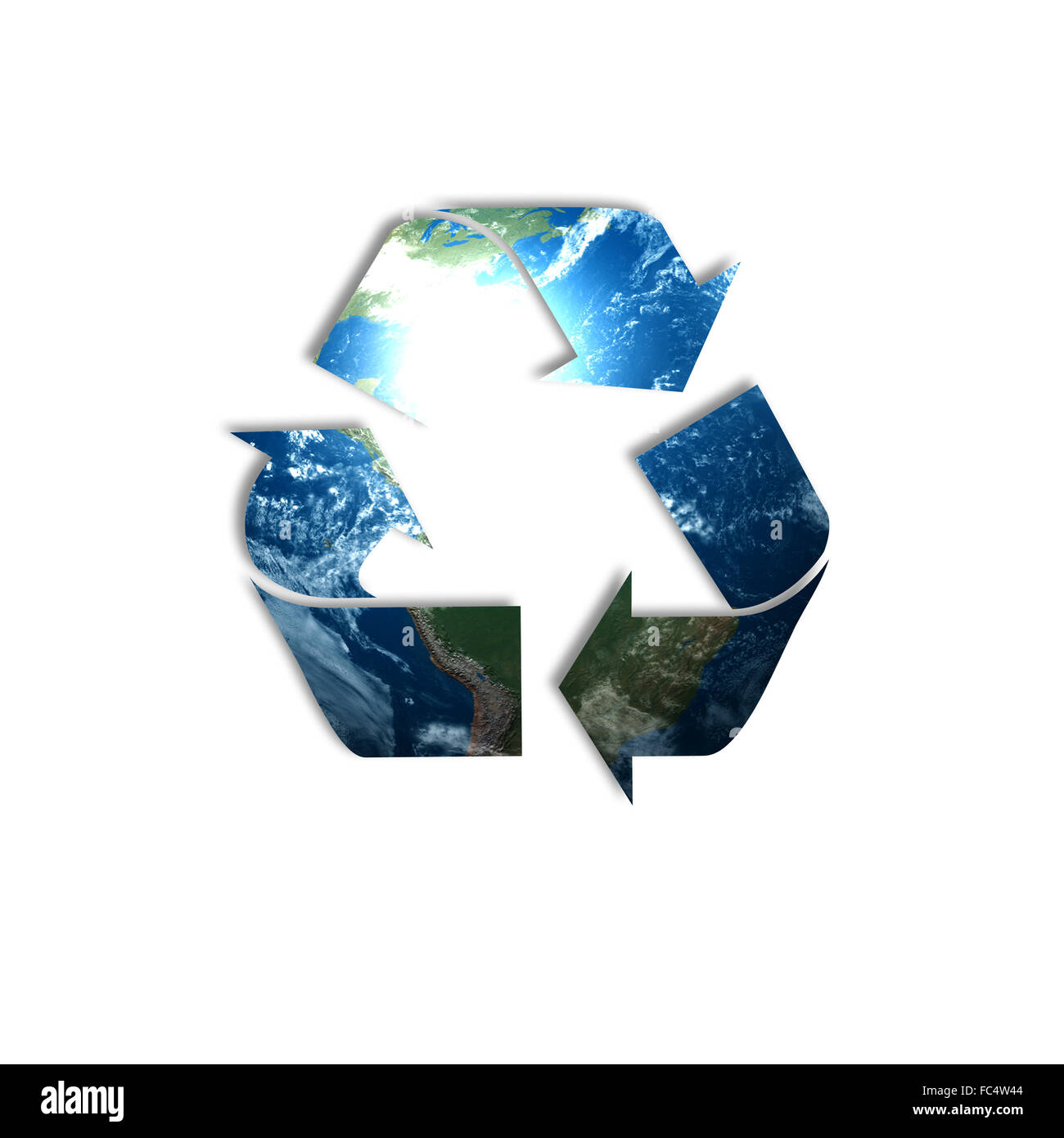 symbol of environment protection and recycling technology Stock Photo ...