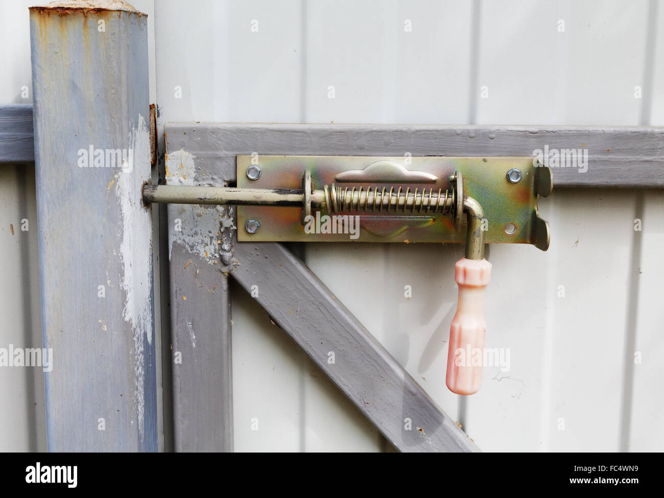 Locking bolt on iron hi-res stock photography and images - Alamy