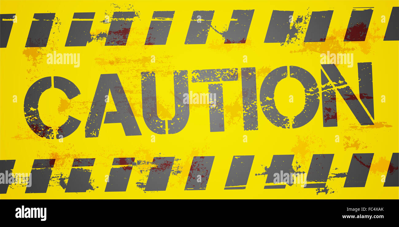 Caution board black hi-res stock photography and images - Alamy