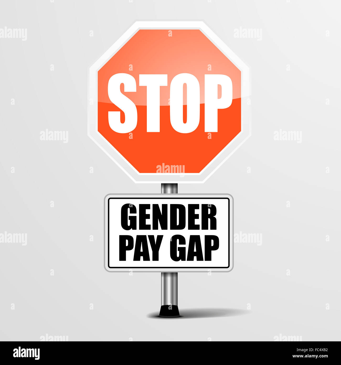 Gender pay gap illustration hi-res stock photography and images - Alamy