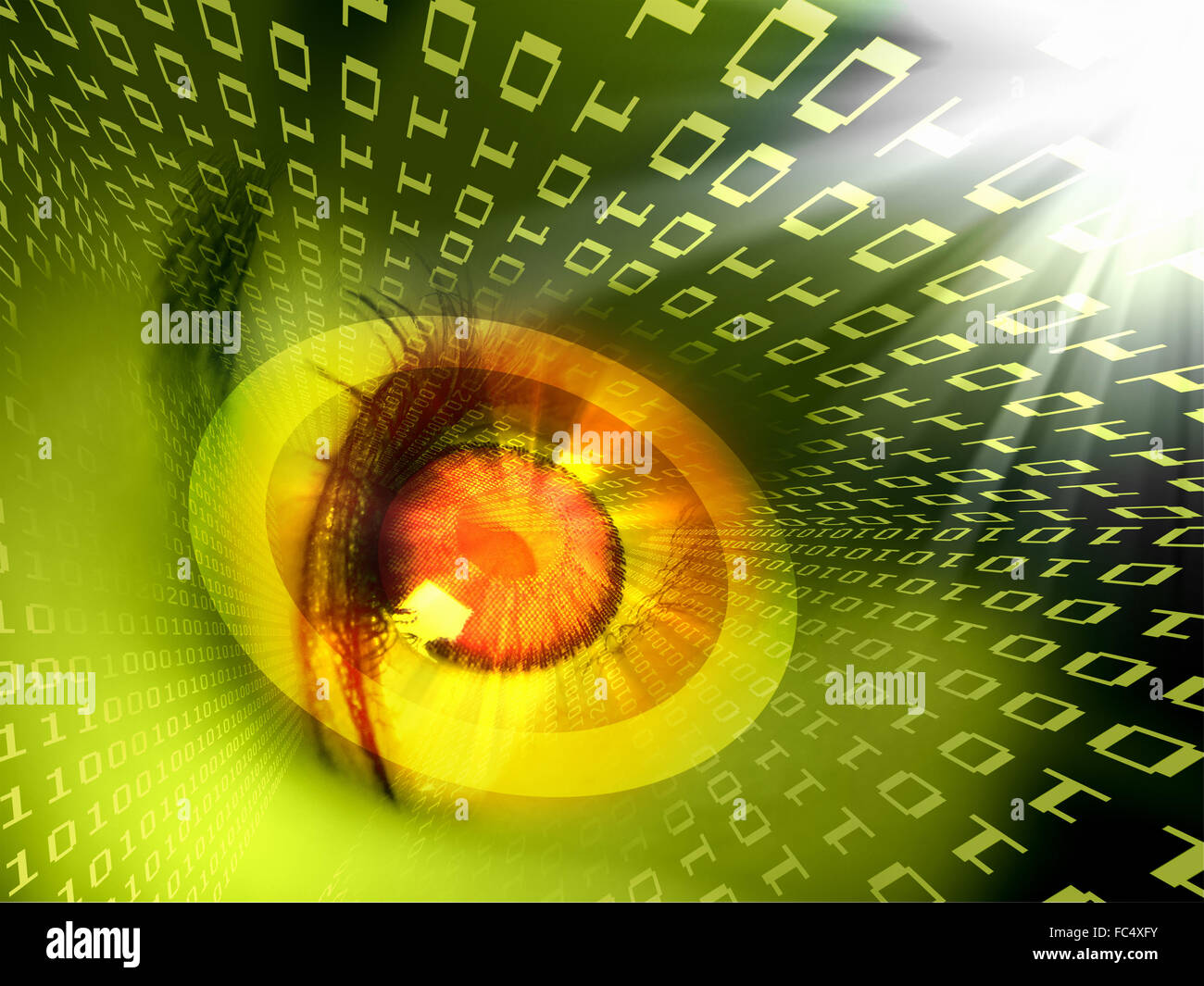 Digital eye data hi-res stock photography and images - Alamy