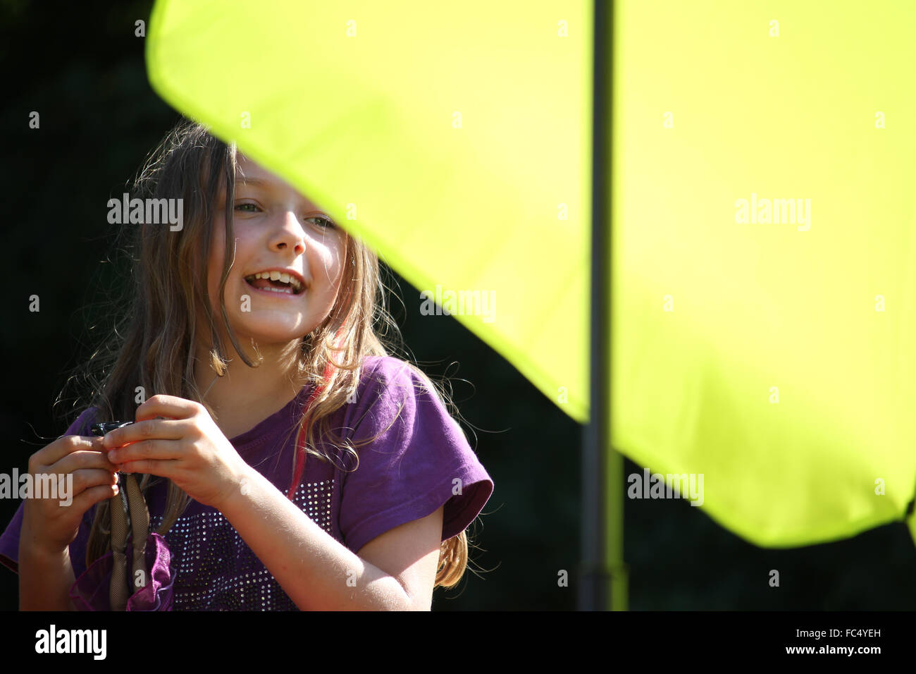 child and parasol Stock Photo - Alamy