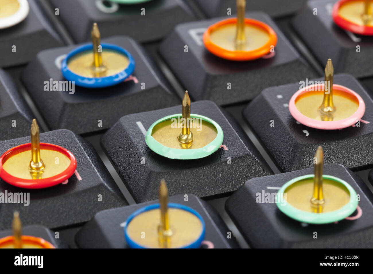 Blank button pins hi-res stock photography and images - Alamy