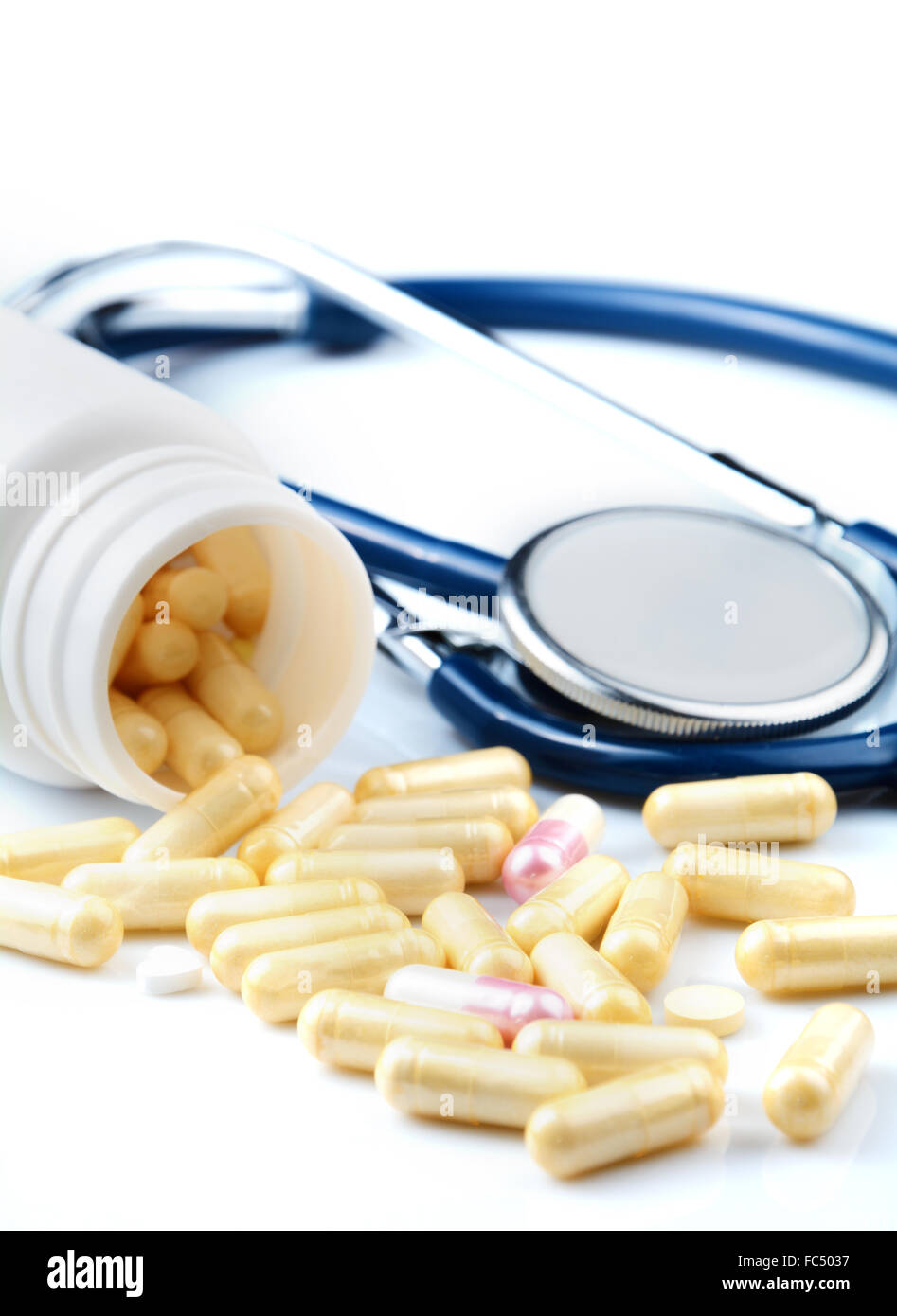 Medications on the table Stock Photo - Alamy