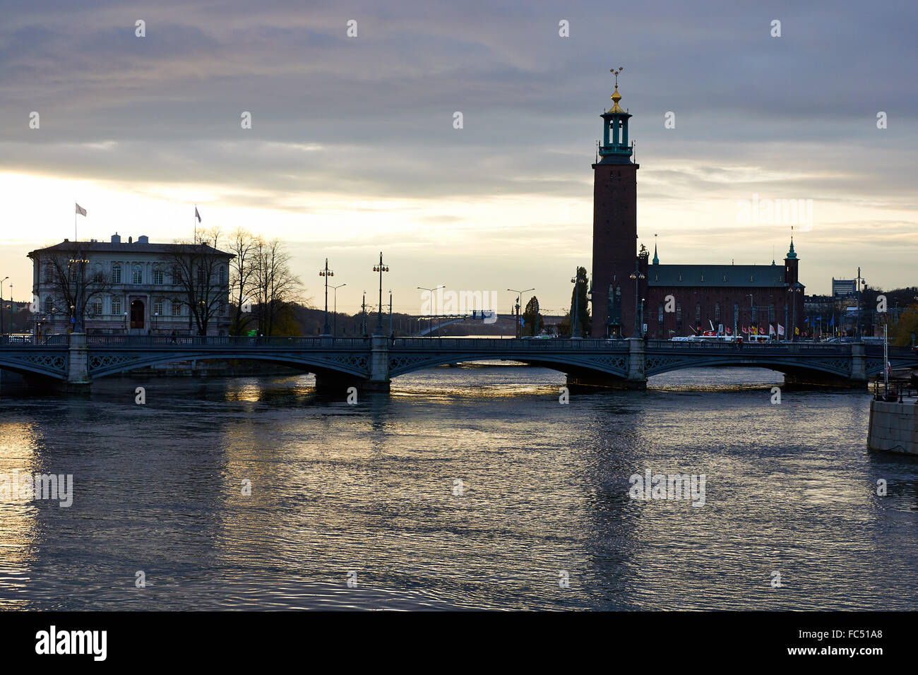 Str├╢msborg, Vasabron and Stockholms stadshus Stock Photo - Alamy