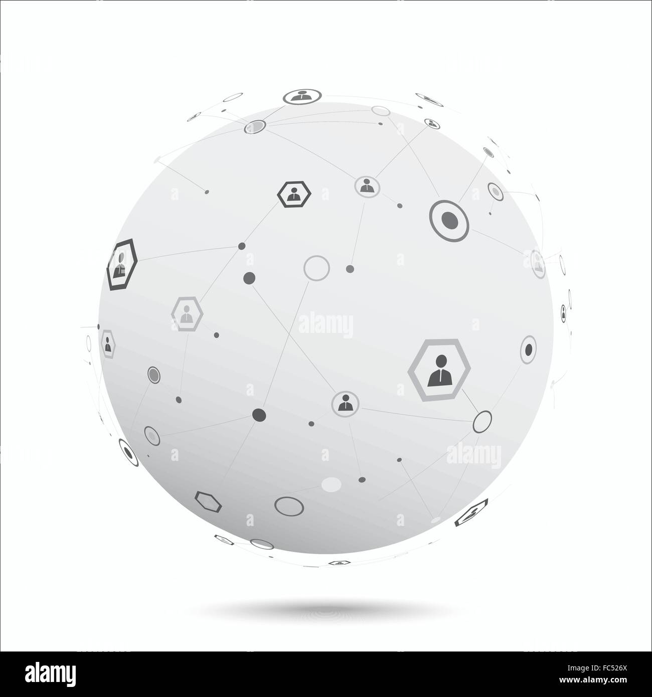 Human globe connection Stock Vector Image & Art - Alamy