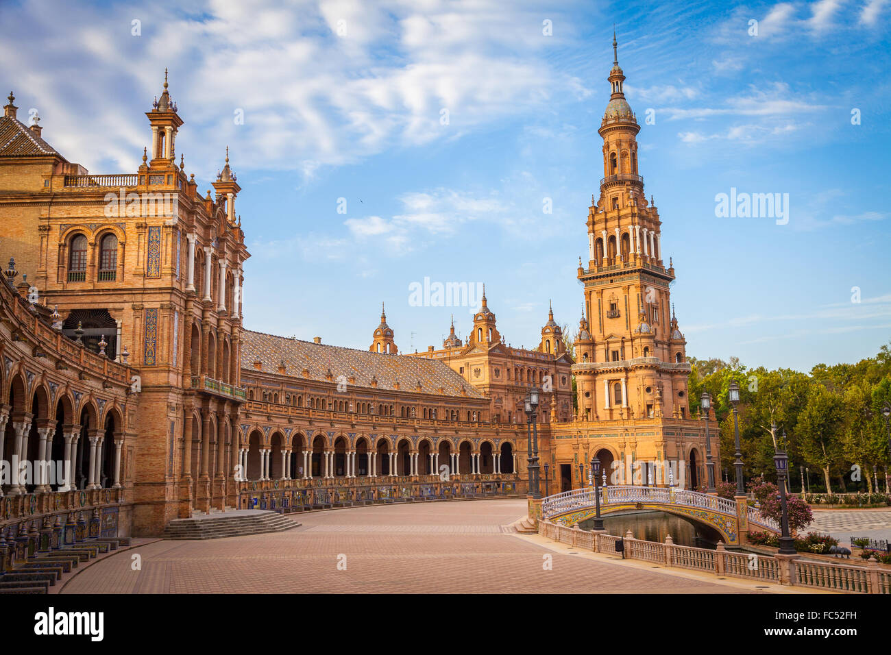 Seville Spain Square Stock Photo - Alamy