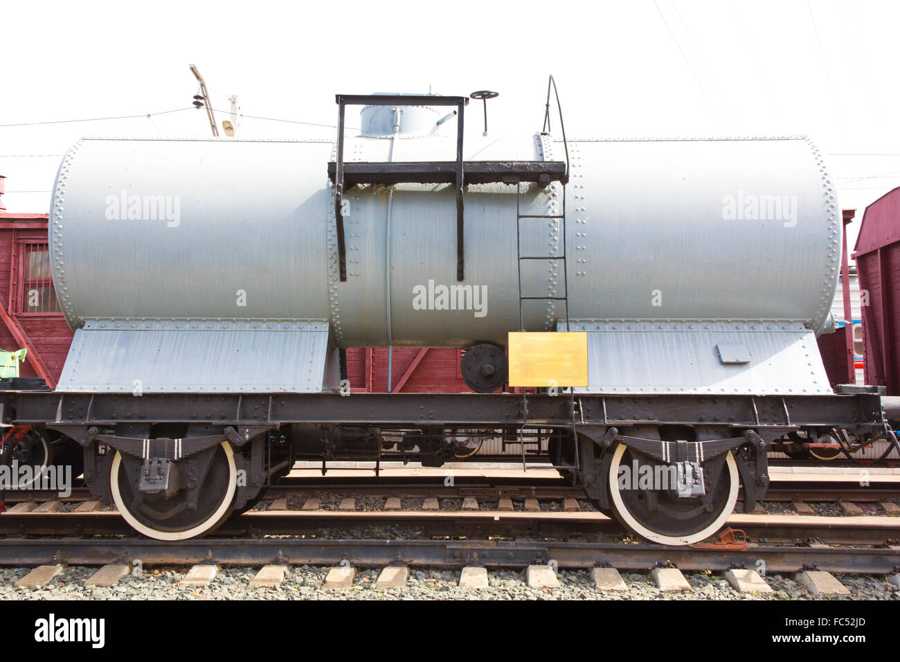 Rail road coach Stock Photo - Alamy