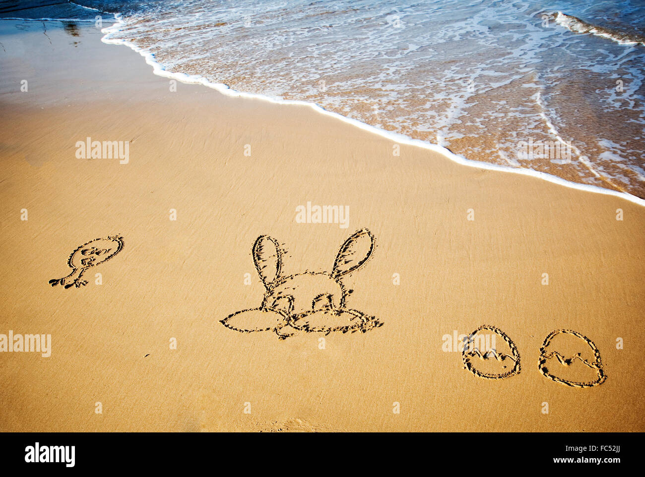 Easter on beach background hi-res stock photography and images - Alamy
