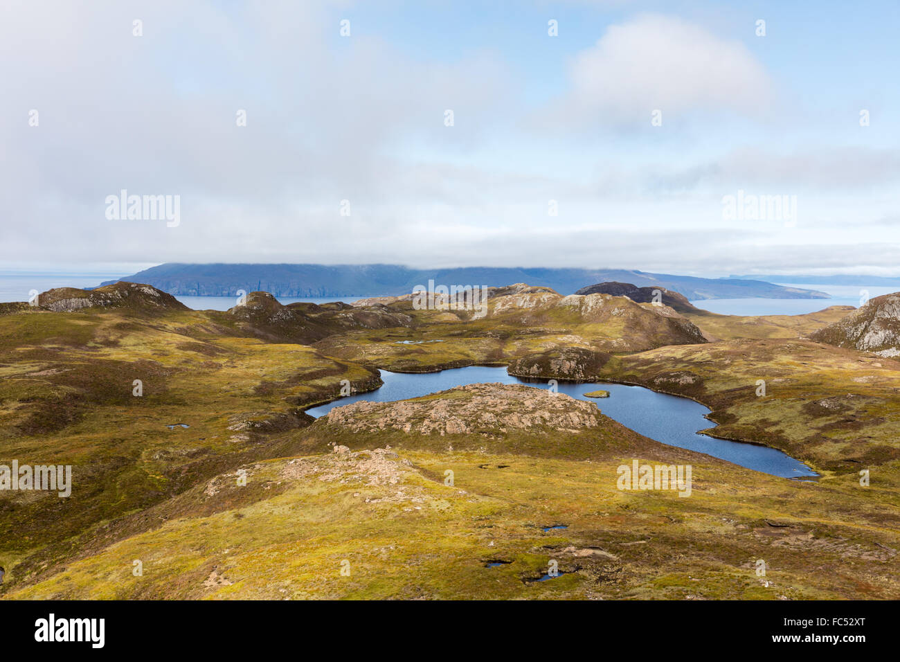 View from the an Sgurr, the Isle of Eigg, Small Isles, Scotland Stock ...