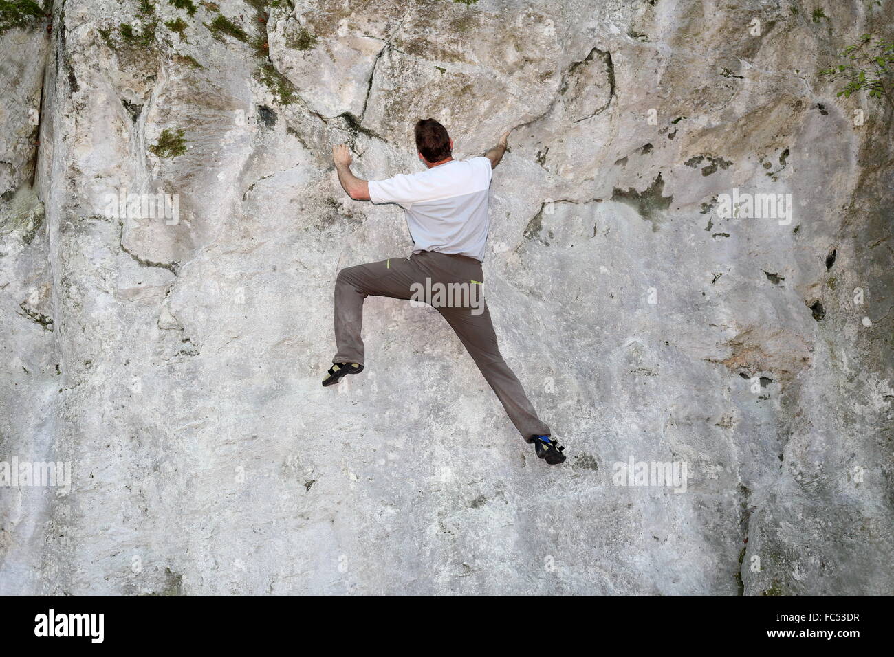 Man move rock hi-res stock photography and images - Alamy