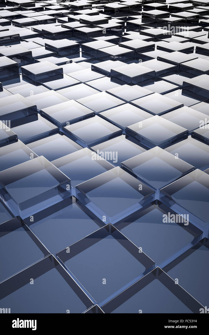 abstract glass cubes background Stock Photo - Alamy