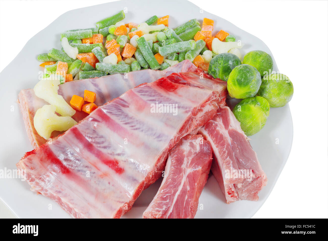 raw meat and vegetables Stock Photo - Alamy