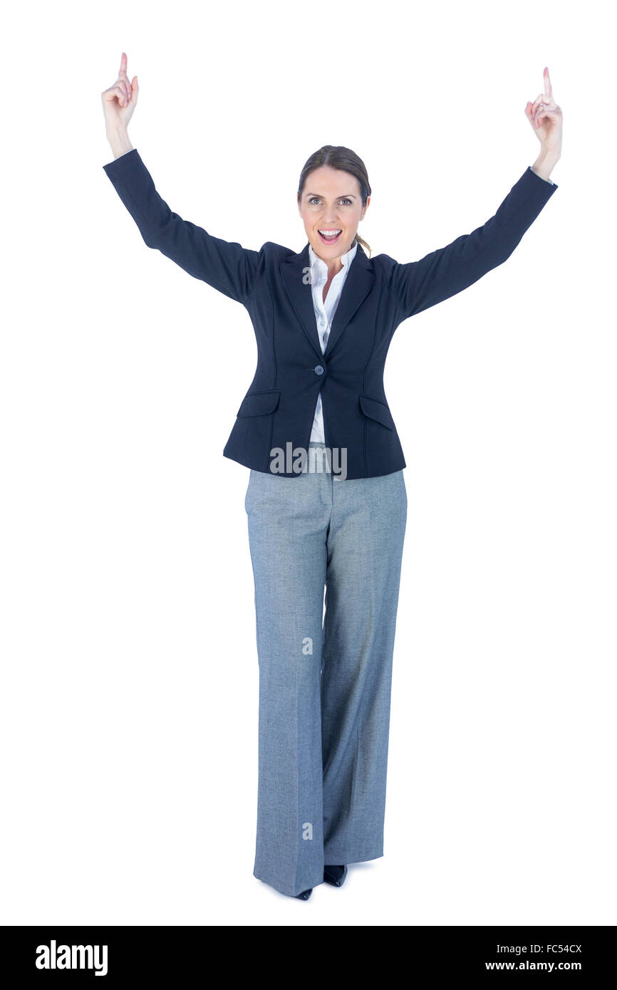 Victory pose Cut Out Stock Images & Pictures - Alamy