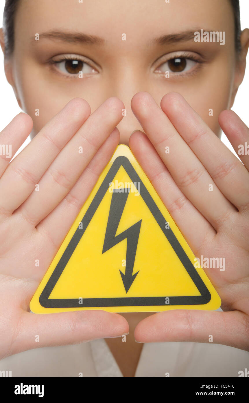 Yellow triangle hi-res stock photography and images - Alamy