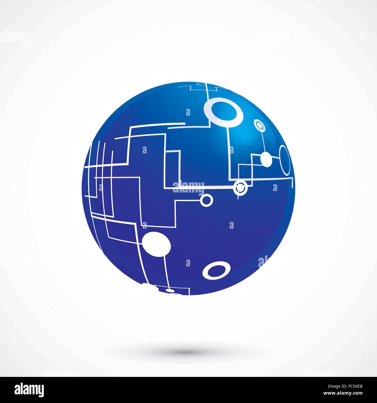 Printed globe Stock Vector Images - Alamy