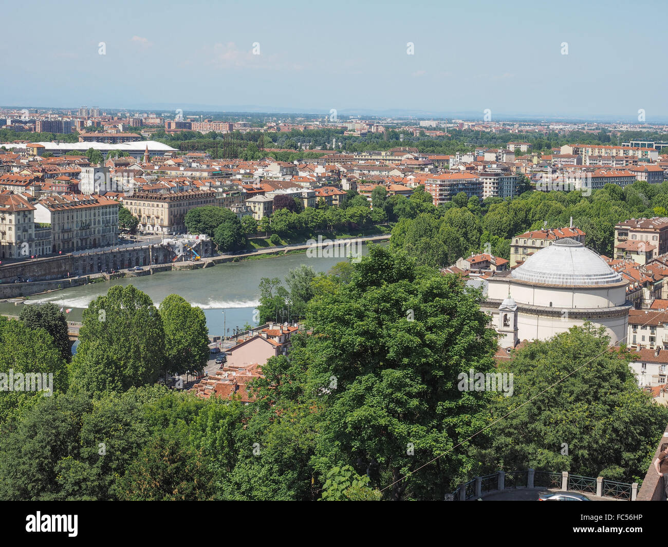 Aerial view of Turin Stock Photo - Alamy