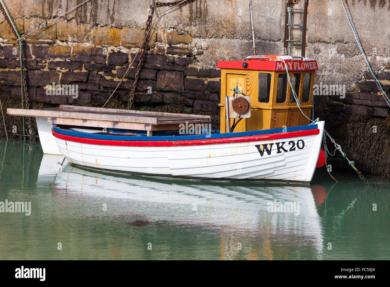 Keiss Harbour, Caithness, Scotland Stock Photo - Alamy