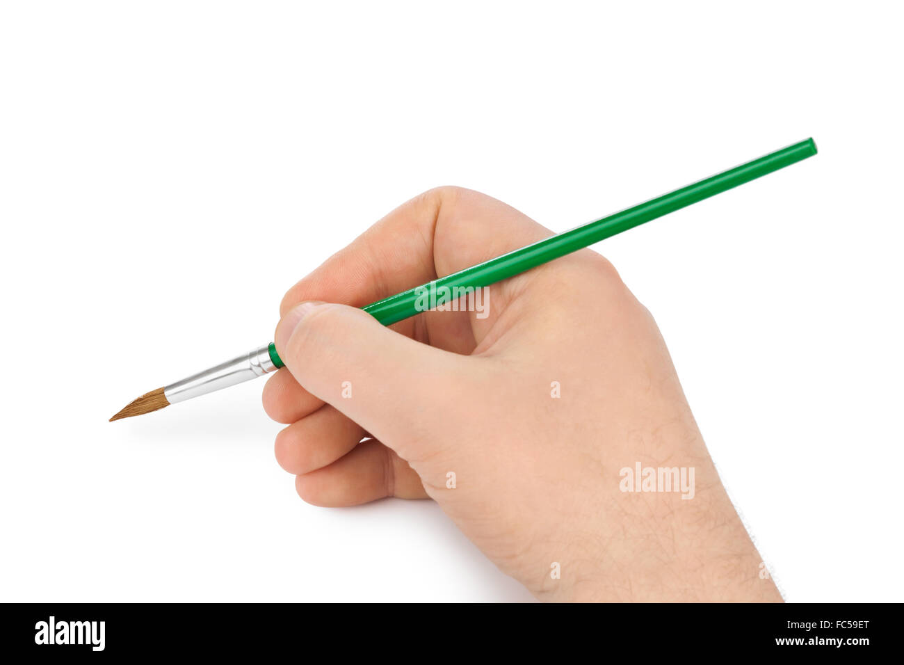 Hand paintbrush hi-res stock photography and images - Alamy