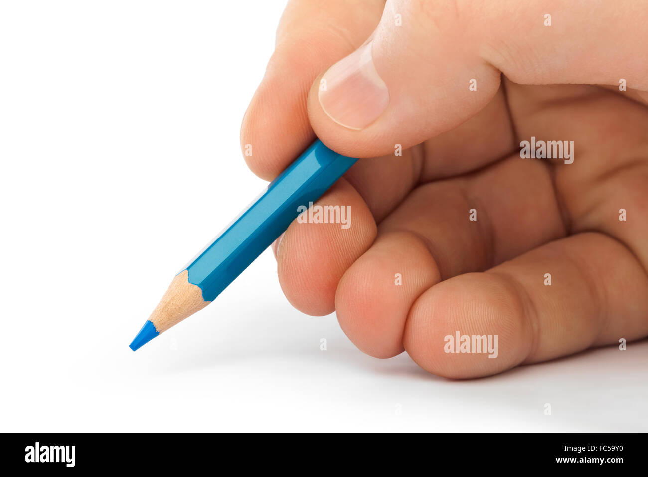 Paper hand pencil close hi-res stock photography and images - Alamy
