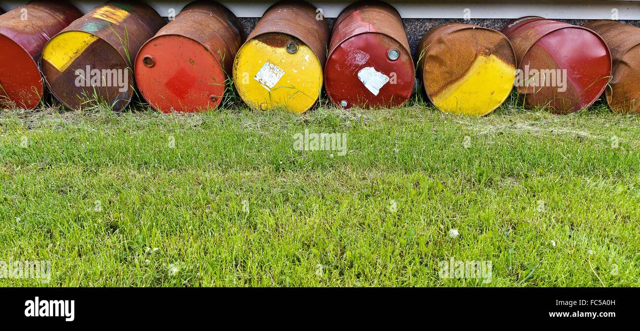 Colorful barrels hi-res stock photography and images - Alamy