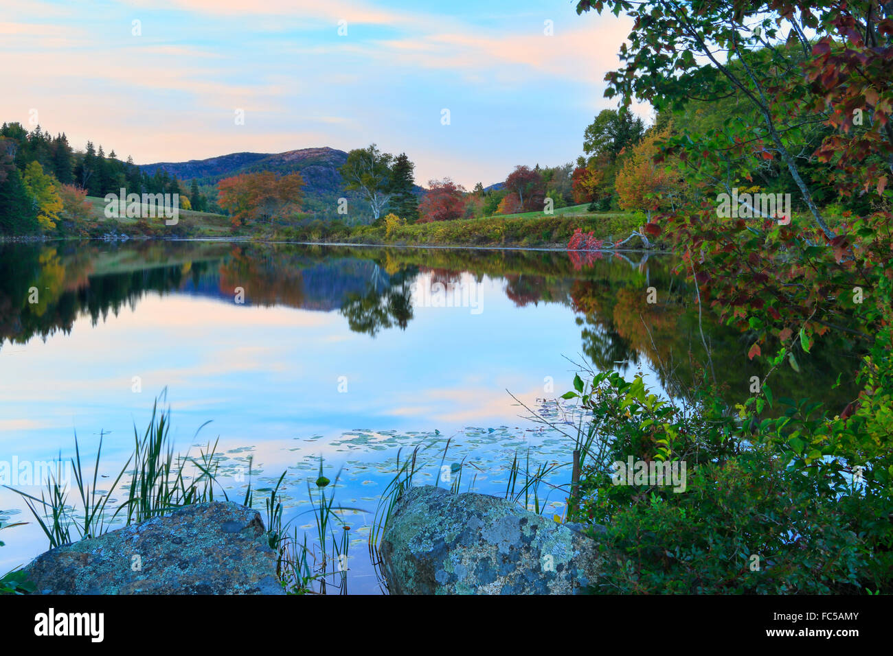 Little Long Pond, Little Long Pond Loop Carriage Road, Acadia National ...