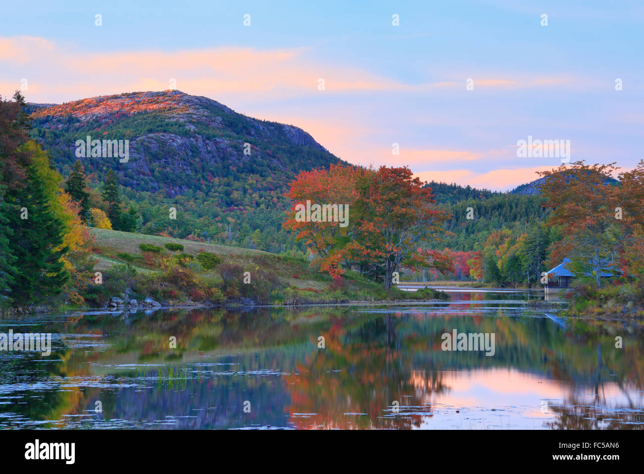 Little Long Pond, Little Long Pond Loop Carriage Road, Acadia National ...
