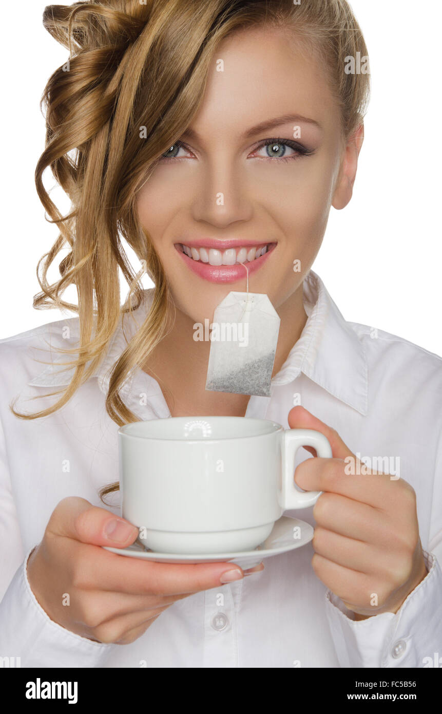 Teabag woman hi-res stock photography and images - Alamy