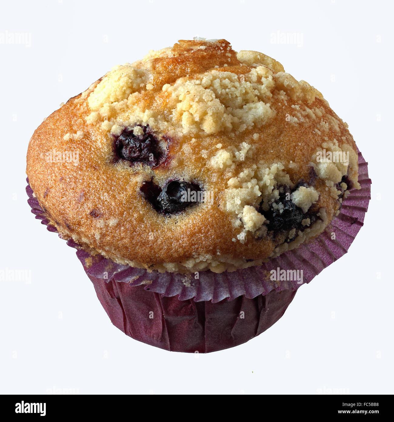 Blueberry Muffin Cut-out Stock Photo - Alamy