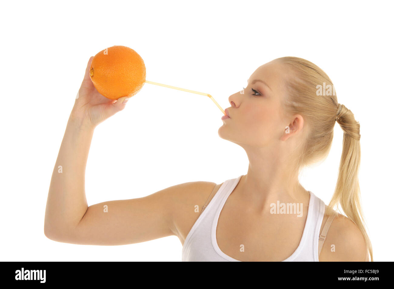 Drinking through straw hi-res stock photography and images - Alamy