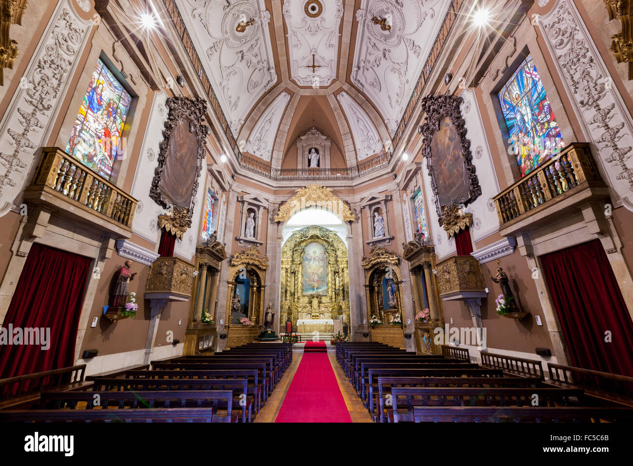 Church of Saint Ildefonso in Porto Stock Photo - Alamy