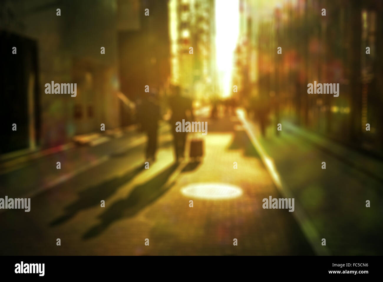 Abstract urban street scene crowd hi-res stock photography and images ...