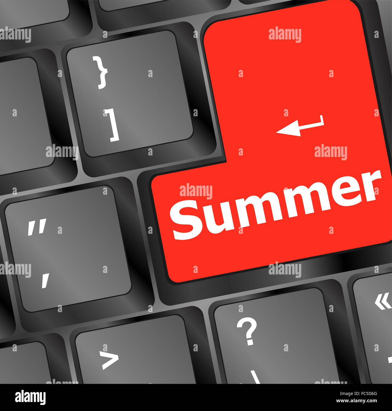 Button SUMMER on computer keyboard Stock Photo - Alamy